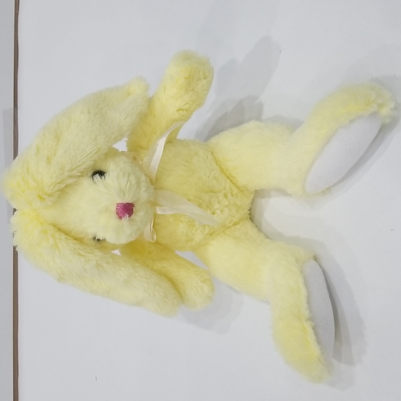 Hobby Lobby | Other | Bunny Rabbit Yellow Soft Plush 6x5 Inches | Poshmark